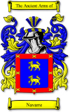 Navarre coat of arms / Navarre Family Crest